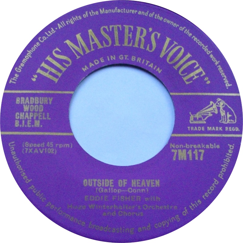 4. ‘Outside of Heaven’, by Eddie Fisher | The UK Number Ones Blog