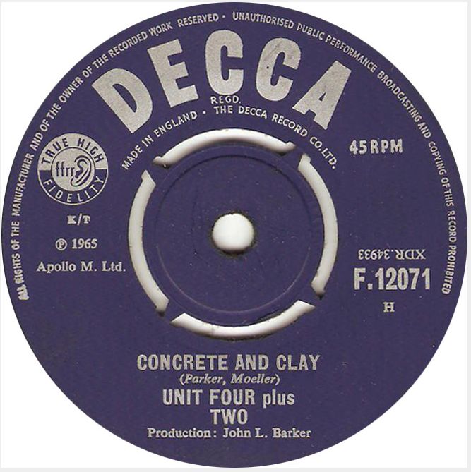 191. ‘Concrete and Clay’, by Unit 4 plus 2 | The UK Number Ones Blog